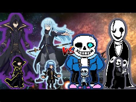 Rimuru Demon Lord Op Cid Kagenou V Op Vs Sans Op Gaster In Jumpforcemugen Youtube