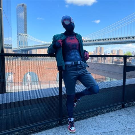 Other Miles Morales Spiderverse Spiderman Unisex Cosplay Costume
