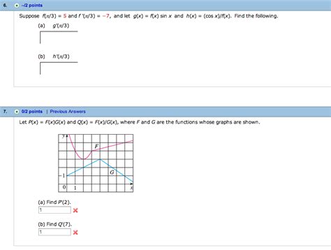 Solved Suppose F Pi 3 5 And F Pi 3 7 And Let G X Chegg Com