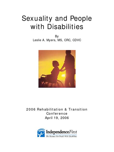 11 Sexuality Myers Pdf Disability Human Sexuality