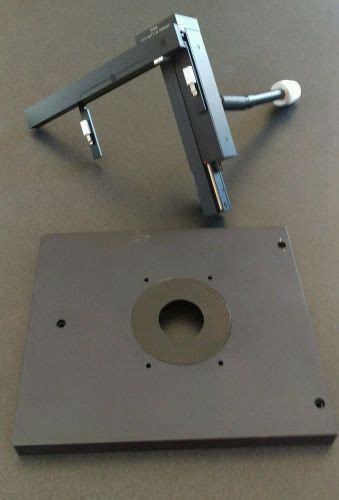 Leica Microscope Manual Stage With Plate Holder