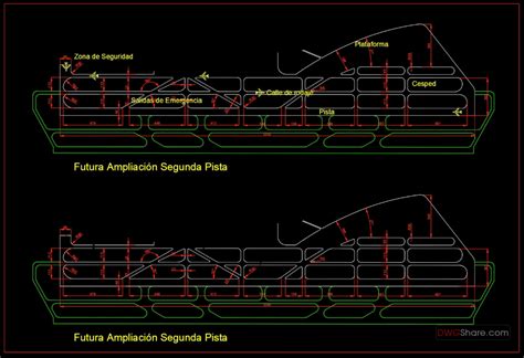 Airport Runway And Taxiway Design Autocad Dwg File Autocad Airport Runway
