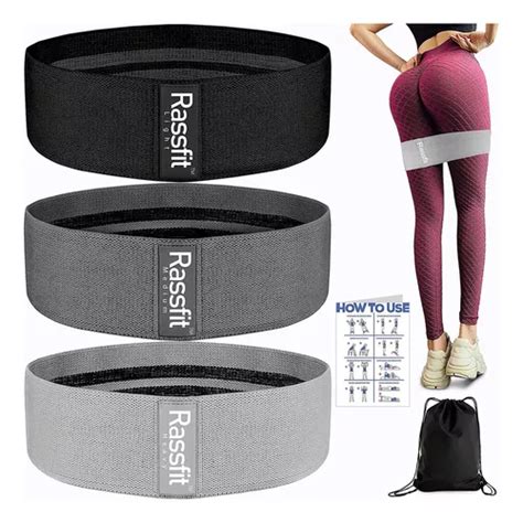 Bandas De Ejercicio De Resistencia Para Piernas Y Glúteos Color Negro