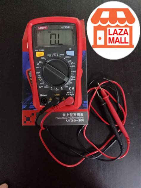 Original Multi Digital Meter Uni T Multimeter Ohm Amp Ac Dc