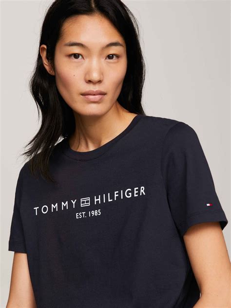 Crew Neck Logo T Shirt Tommy Hilfiger