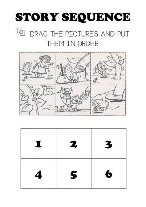 Printable Story Sequence Pictures