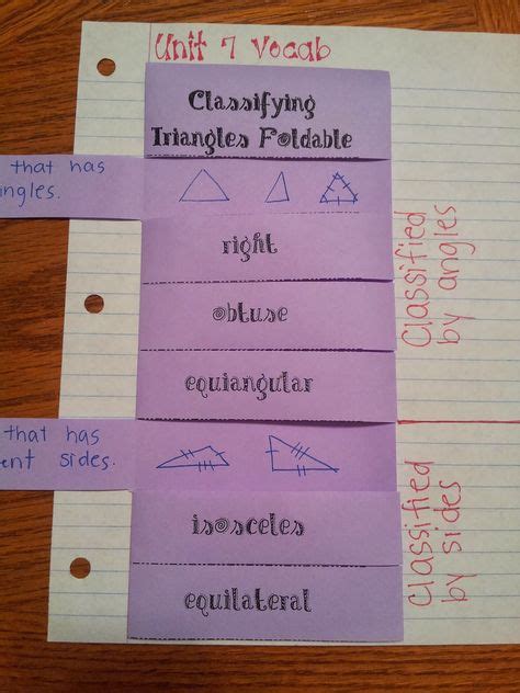 15 Best Classifying Triangles Ideas Classifying Triangles Math