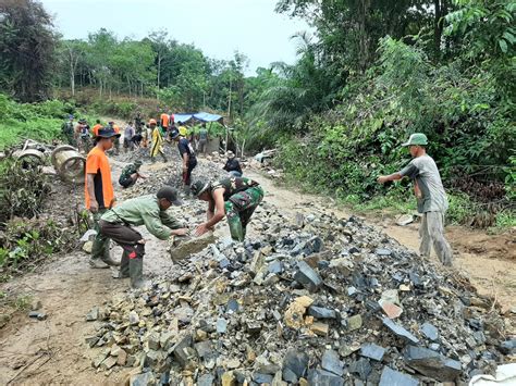 Pembangunan Jalan TMMD Digarap Ini Penjelasan Dansatgas SuaraIndo Id
