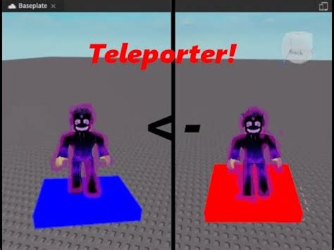 How To Make A TELEPORTER Roblox Studio Tutorial YouTube