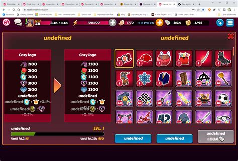 Test Mythic Equipment Test Server Hentai Heroes