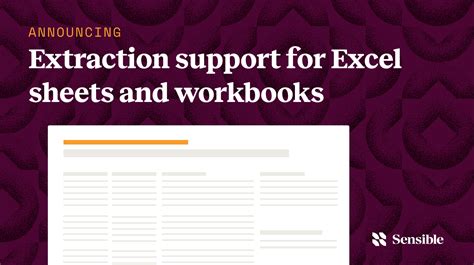 Extract Data From Excel Files With Sensible Sensible Blog