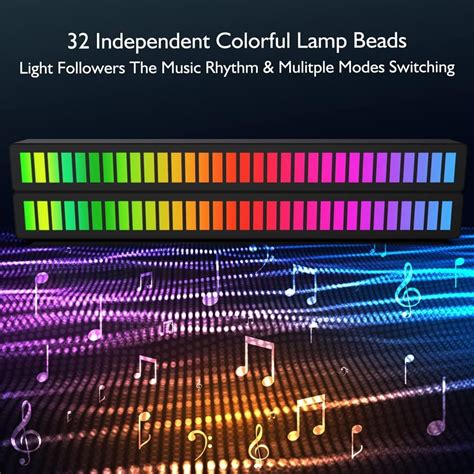 Barra De Luz Rgb Activada Por Sonido Gadgets Productos Innovadores