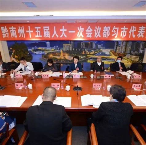 钟阳参加都匀市代表团审议发展工作政府