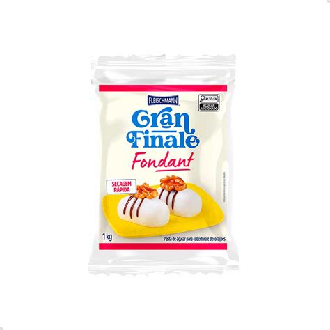 Fondant Fleischmann Pasta De Açúcar Para Cobertura 1kg
