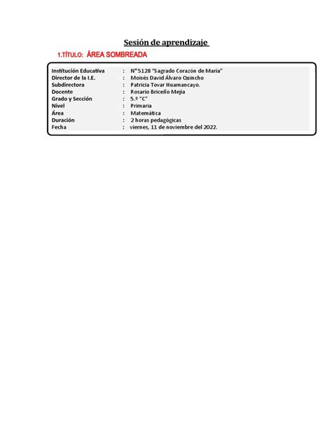 Matemática 11 De Noviembre Pdf Evaluación Matemáticas