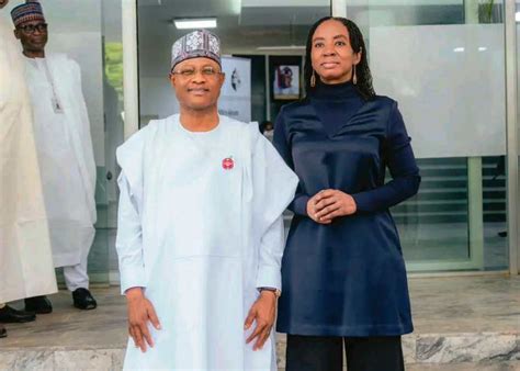 Gov Sani Visit Dg Pencom In Abuja Federal Ministry Of Information And National Orientation