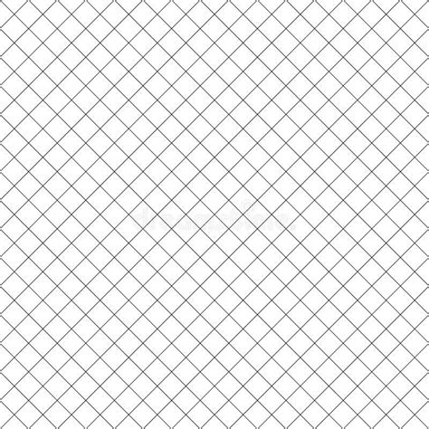Vector Monochrome Seamless Pattern With Diagonal Cross Lines Square