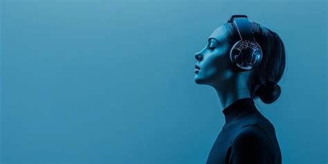 Braincomputer Interface Headset Premium Ai Generated Image