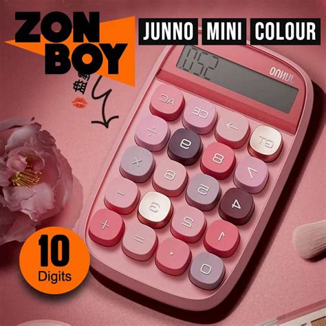 Dopamine Calculator Battery Aaa 10 Digit Cute Kalkulator Round 20