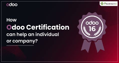 How Odoo Certification Can Help An Individual Or Company Pragmatic