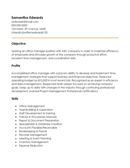18 Functional Resume Examples Guide Templates