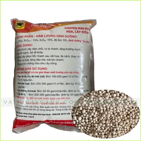Phân Bón Npk Chuyên Hoa Hồng Hoa Lan Cây Kiểng Rau Màu Vật tư cây cảnh tại Biên