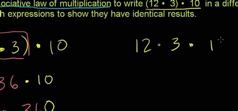 How To Solve Math Problems With The Associative Law Of Multiplication