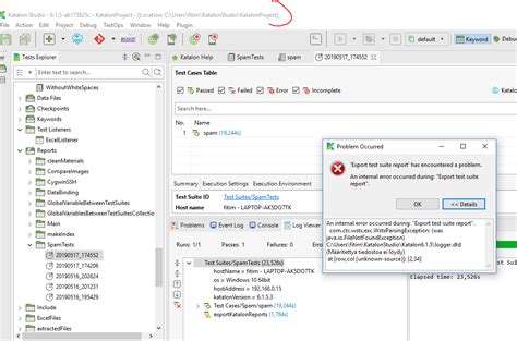 Not Able To Export Testsuite Report To Html Bugs Report Katalon