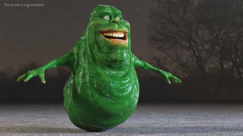 Ghostbusters Character Slimer T Pose 3d Model 59 3ds Blend C4d
