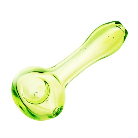 Translucent Spring Green Spoon Pipe 425