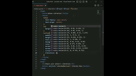 created a button using html css and javascript that makes your phone