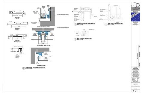 Sample Acm Shop Drawings On Behance