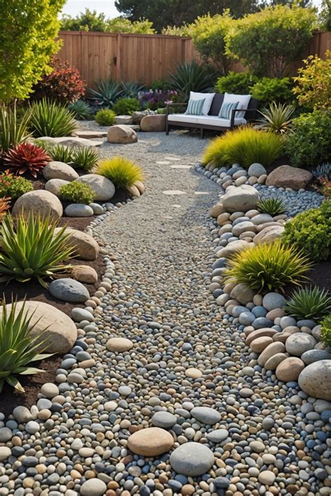 20 Pebble Garden Landscaping Ideas For Backyard Toolz Geek
