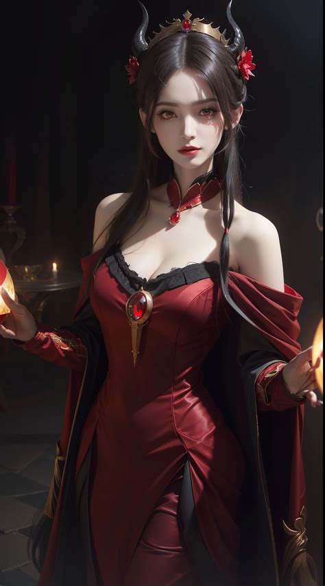 1 Beautiful Devil Woman From Hell In The Dark 16 Surreal Female