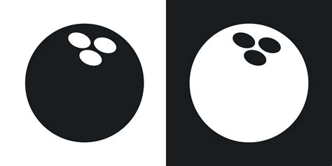 Bowling Ball Icon 48101765 Vector Art At Vecteezy