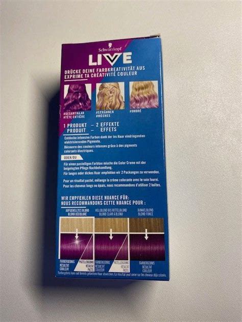 Schwarzkopf Live Purple Punk Oder Ultra Brights• ★ Kaufen Auf Ricardo