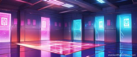 Abstract Shining Torture Room Stable Diffusion Online