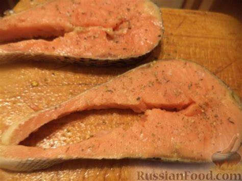 Рецепт Красная рыба запеченная в фольге на