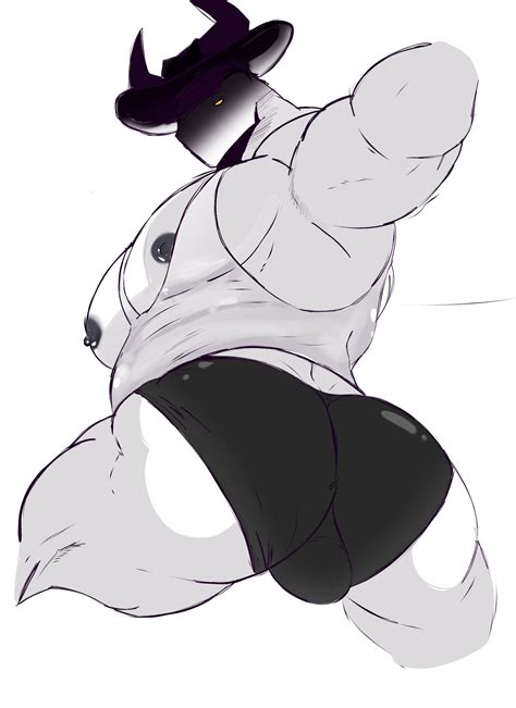 Rule 34 Abbamusa410791 Ass Backsack Balls Bara Big Muscles Horns Male