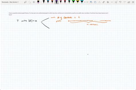 solved i have a question about graph theory if a tree as in an