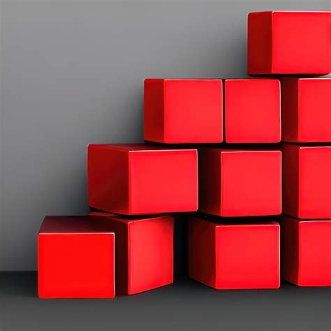 Premium Photo 3d Cube Placed On Background Render