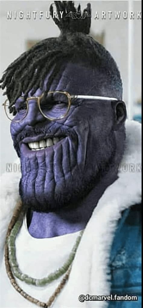 Blursed Thanos R Blursedimages