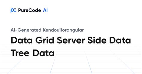 build great kendouiforangular data grid server side data tree data