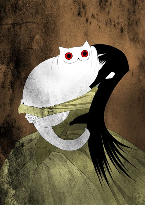 Creepy Cat Portrait By Cottonvalent On Deviantart Anime Ý Tưởng Tượng