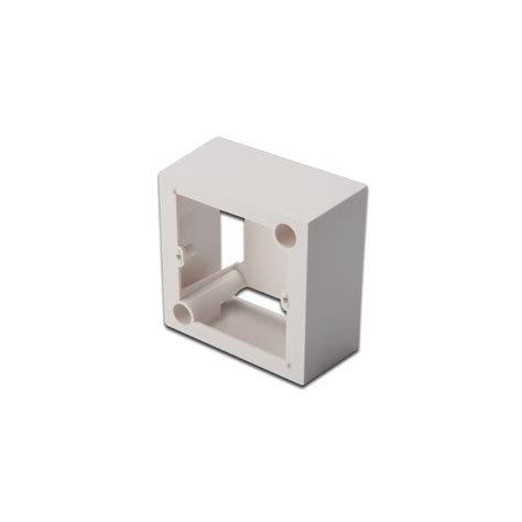 Puszka natynkowa do gniazd ściennych Keystone 80 x 80 mm typ francuski
