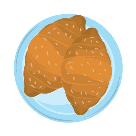 Breakfast Baked Breads 10825259 Vector Art At Vecteezy