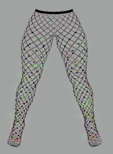 Second Life Marketplace Stockings Fishnet Hearts Flashing With