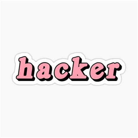 Hacker Girl Sticker For Sale By Coldestever Redbubble