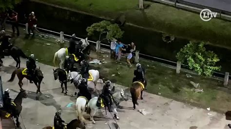 Tentativa De Invasão De Torcedores Do Flamengo E Revide Da Polícia