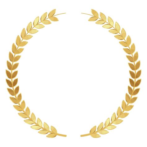 Golden Wreath Crown 16927373 Vector Art At Vecteezy